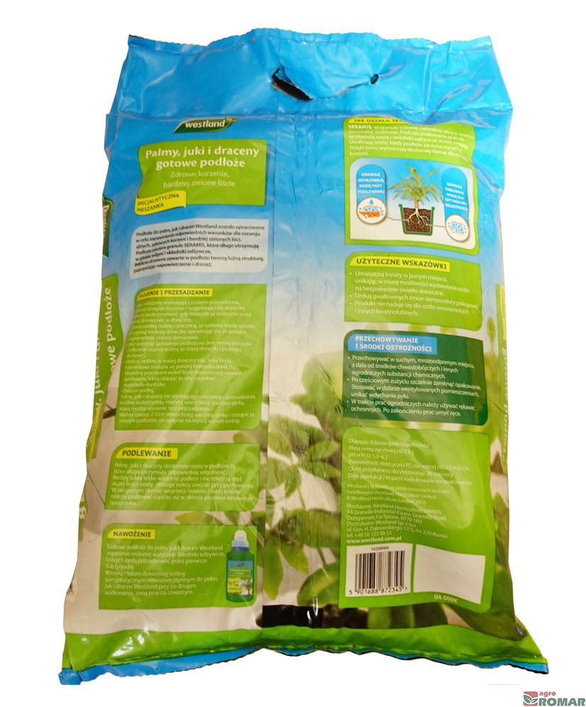 Ziemia do palm, juk i dracen Westland (8 l)